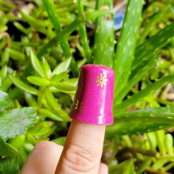 Art | Vintage Limoges France Pink Gold Floral Thimble | Poshmark